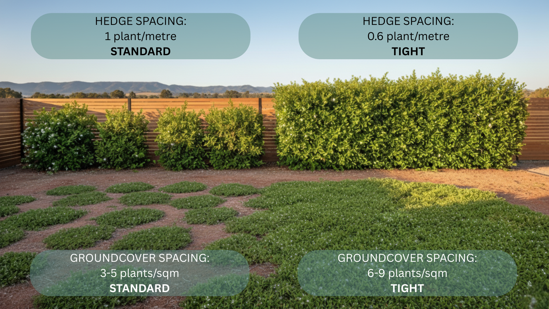 How Many Plants Do I Need? Hedge & Groundcover Spacing Guide – Adelaide ...